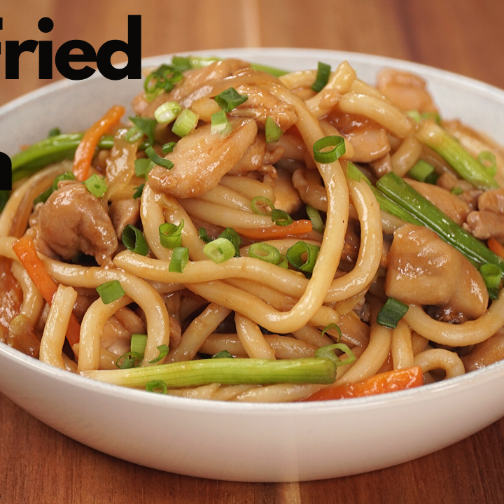 Stir-Fried Udon Noodle ( Yaki Udon ) - Khin's Kitchen Udon Recipes