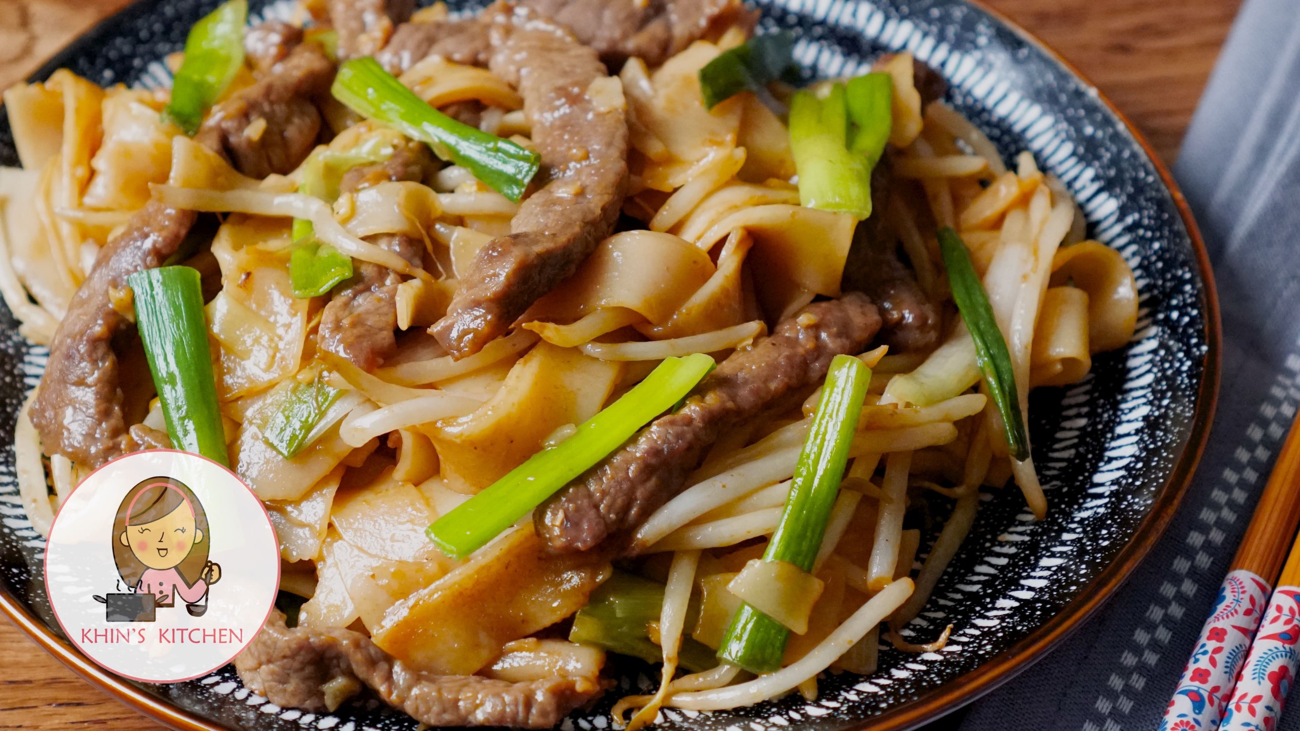 Beef Chow Fun | Khinskitchen | Chinese cuisine| Quick & Easy