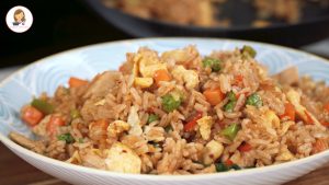 Spicy Chicken Fried Rice - Khin's Kitchen | Easy Fried Rice Reicpe