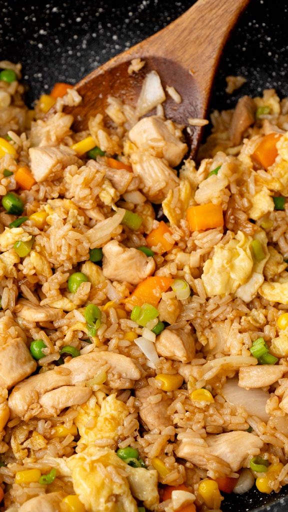 Chicken Fried rice - Khin's Kitchen