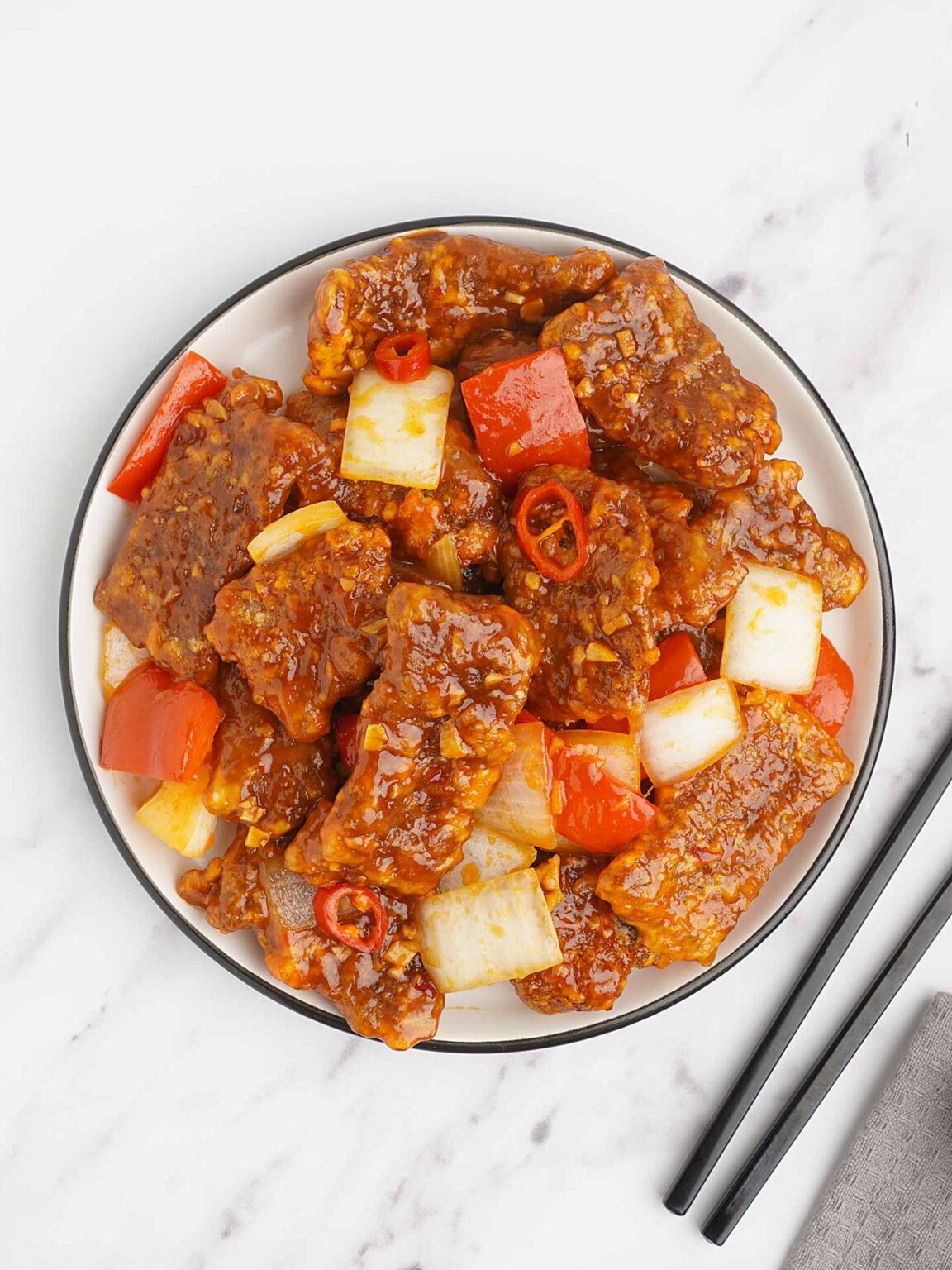 Crispy Sesame Beef - Khin's Kitchen