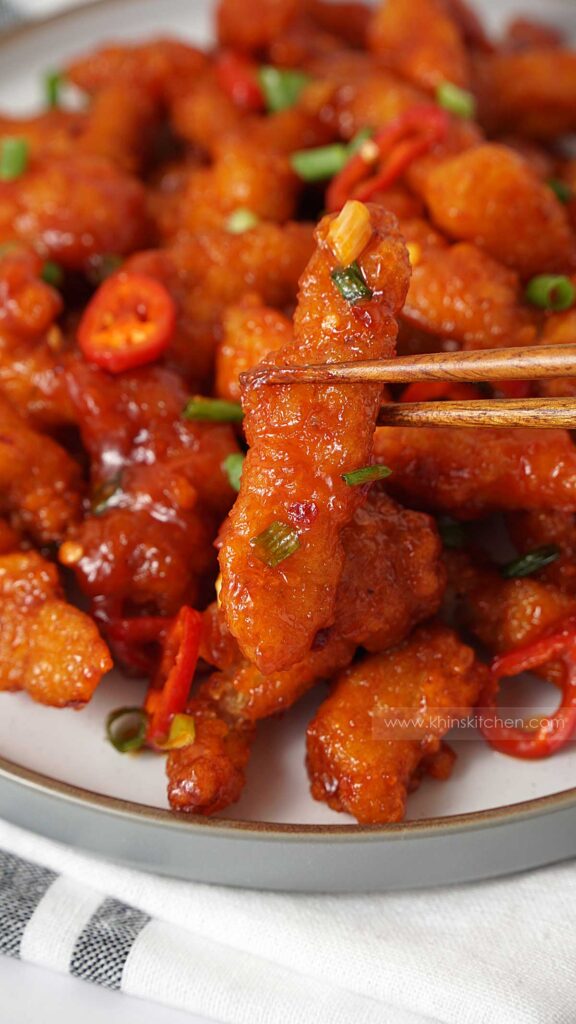Crispy Honey Chilli Chicken - Khin's Kitchen