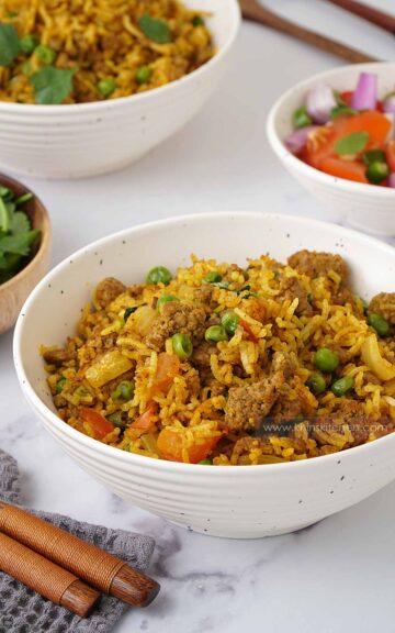 Easy Keema Rice - Khin's Kitchen