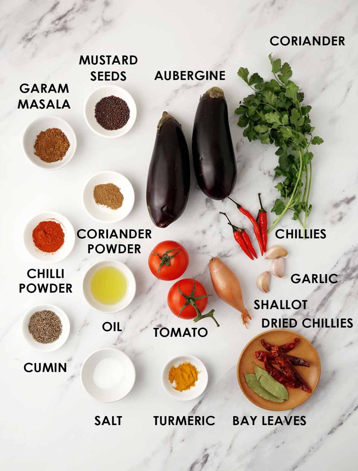 Brinjal Bhaji ( Aubergine Bhaji ) - Khin's Kitchen