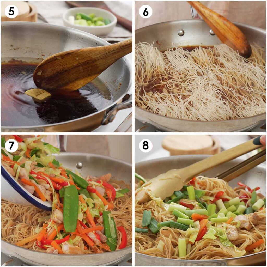 Pancit Bihon ( Filipino Fried Rice Noodle ) - Khin's Kitchen
