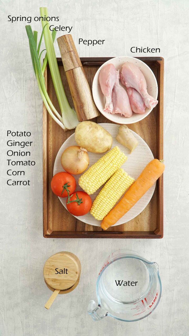 ABC Soup with Vegetables and Chicken - Khin's Kitchen