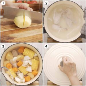 ABC Soup with Vegetables and Chicken - Khin's Kitchen