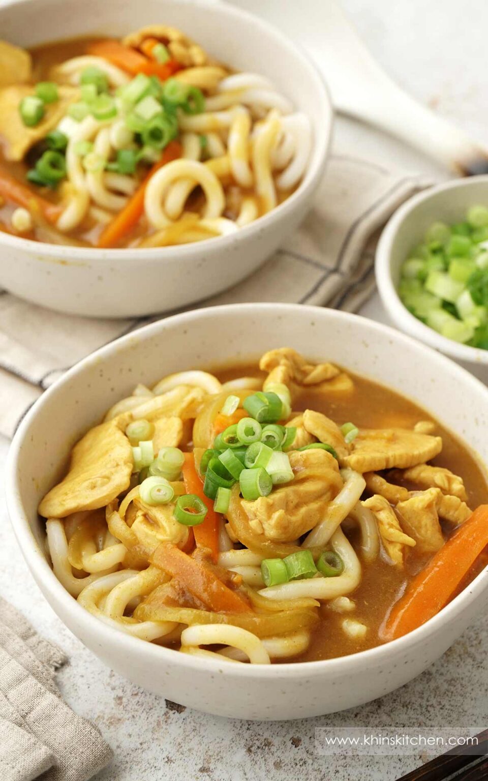 Curry Udon with Chicken - Khin's Kitchen