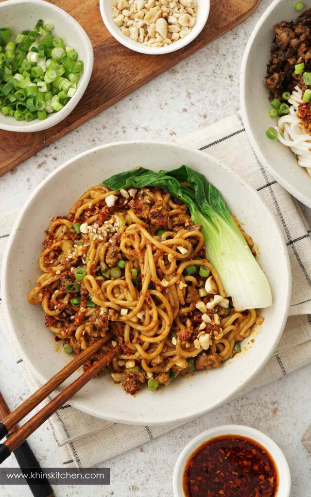 Dan Dan Noodles - Khin's Kitchen