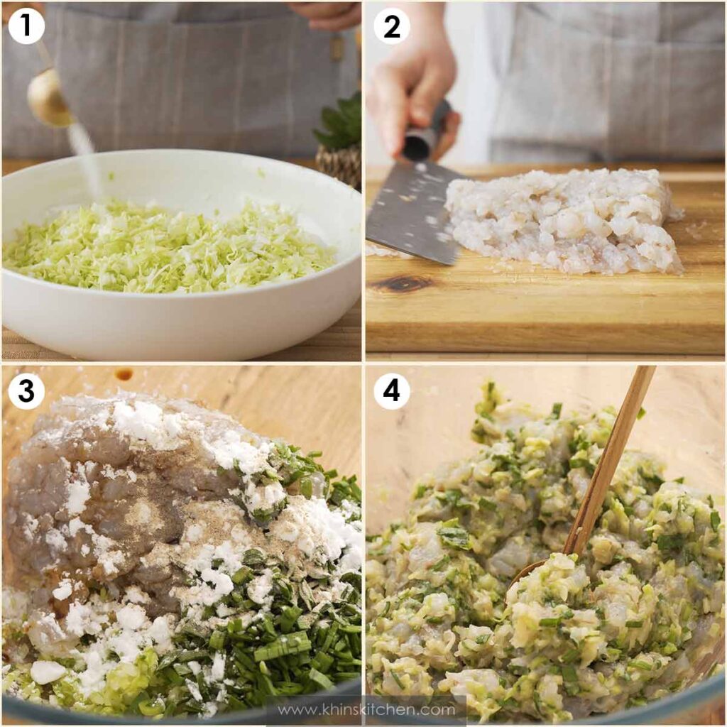 Prawn Gyoza ( Pan-Fried Dumplings ) - Khin's Kitchen