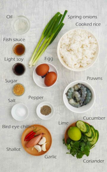 Khao Pad ( Thai Fried Rice ) - Khin's Kitchen