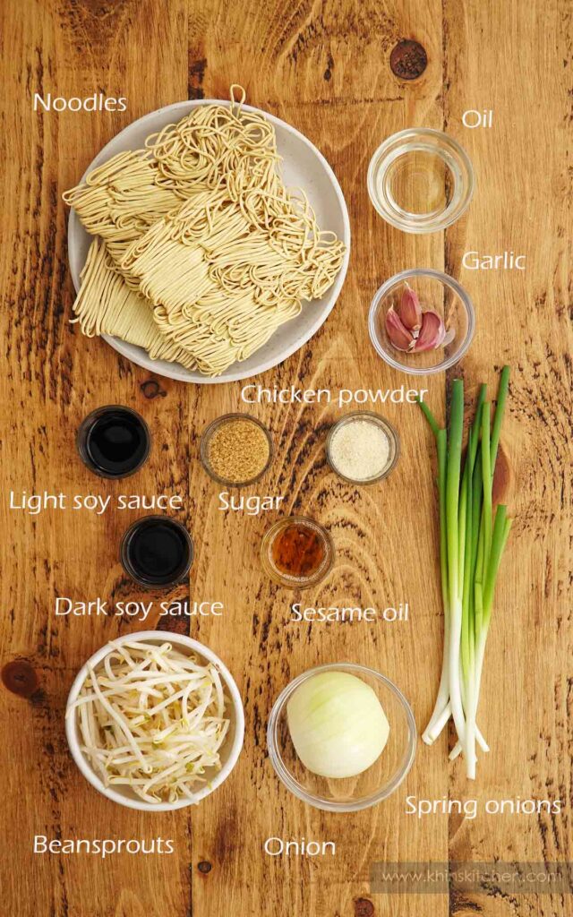 Plain Chow Mein - Khin's Kitchen