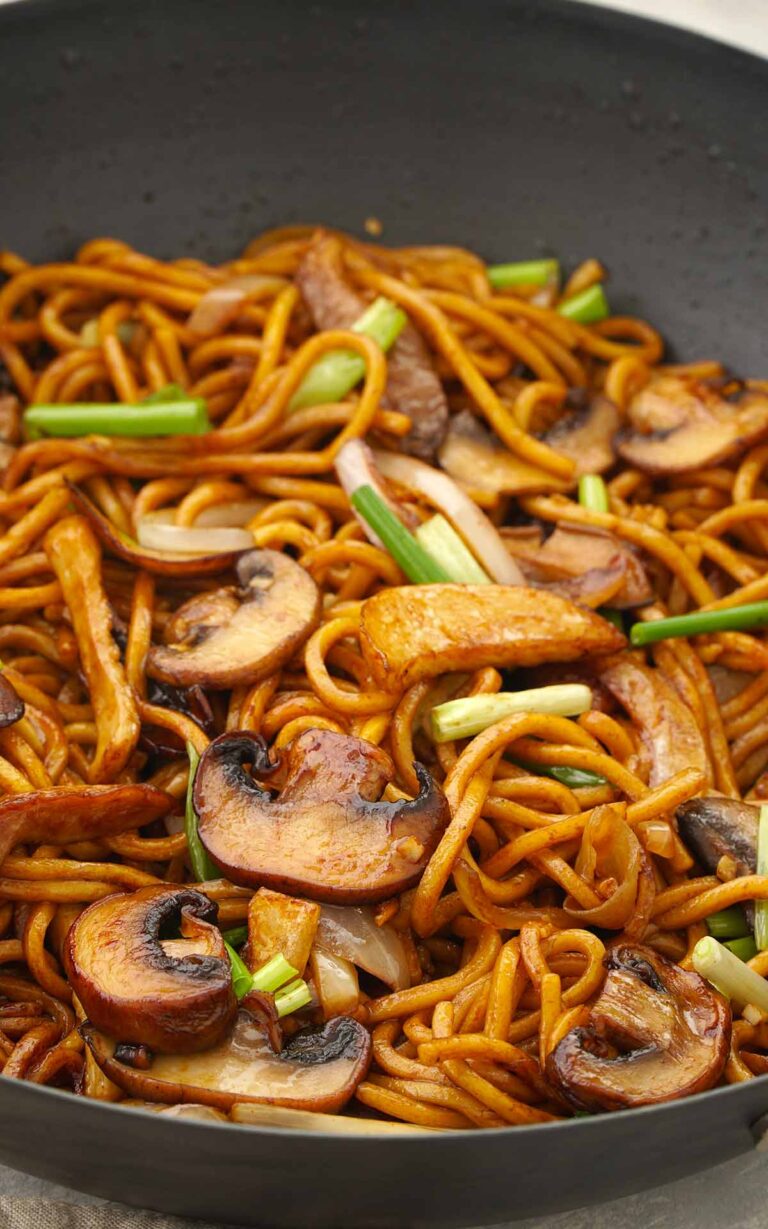 Mushroom Chow Mein - Khin's Kitchen