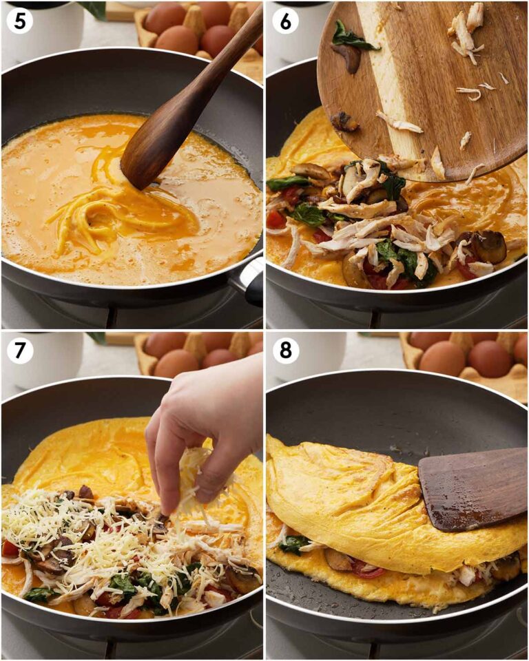 Chicken Omelette - Khin's Kitchen