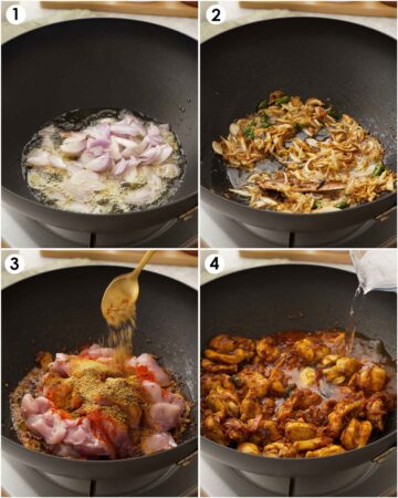 Chicken Saag ( Chicken and Spinach Curry ) - Khin's Kitchen