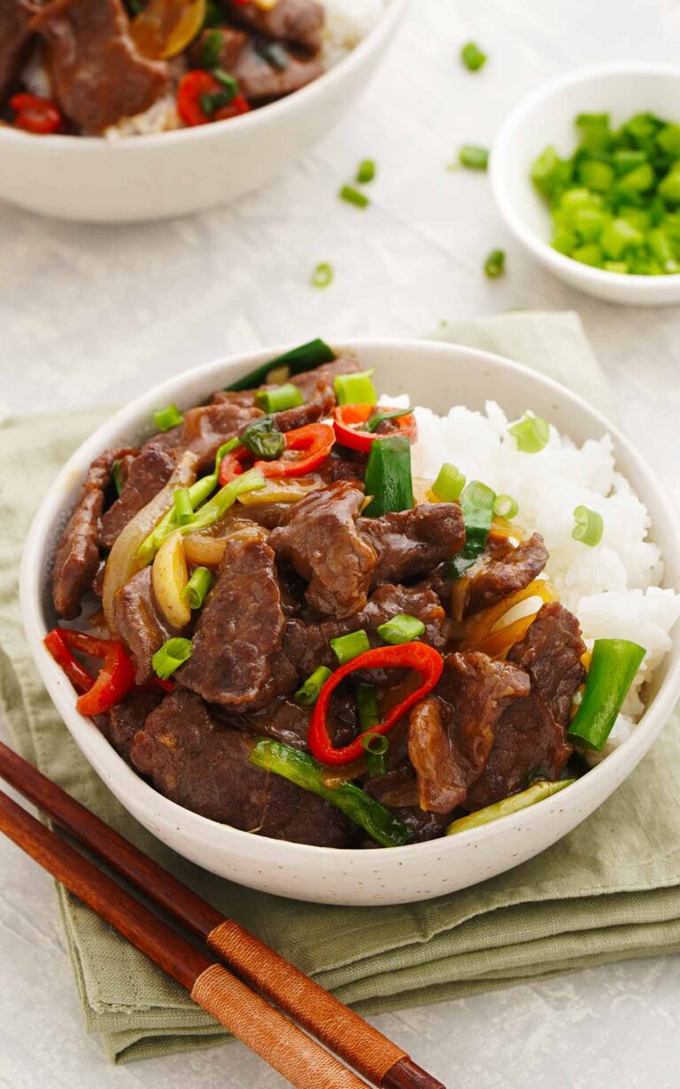 Mongolian Beef Stir Fry - Khin's Kitchen