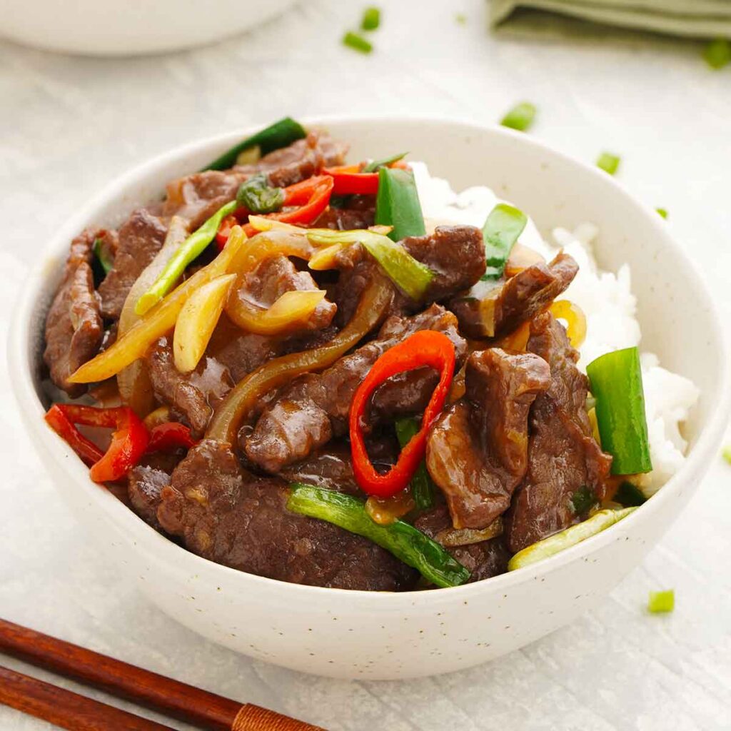 Mongolian Beef Stir Fry - Khin's Kitchen