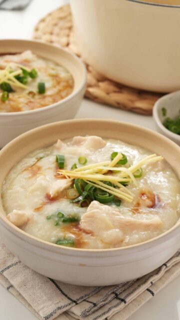 Easy Chicken Congee ( 鷄粥 ) - Khin's Kitchen