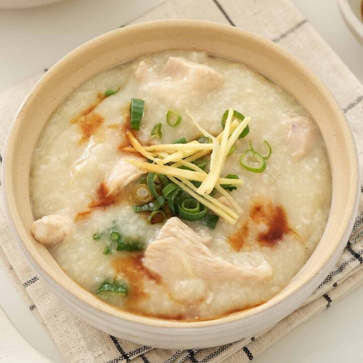 Easy Chicken Congee ( 鷄粥 ) - Khin's Kitchen