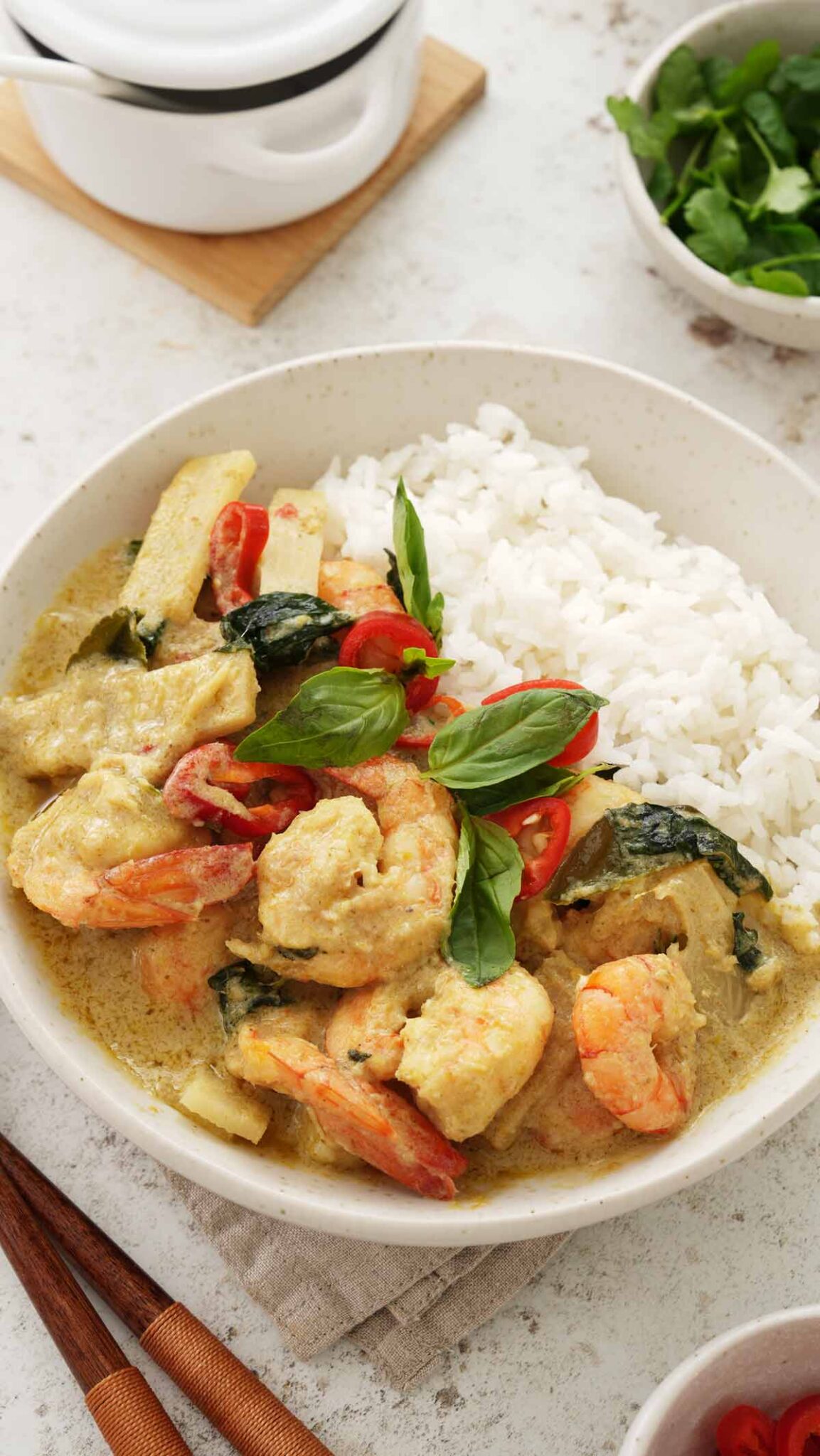 Thai Green Prawn Curry - Khin's Kitchen