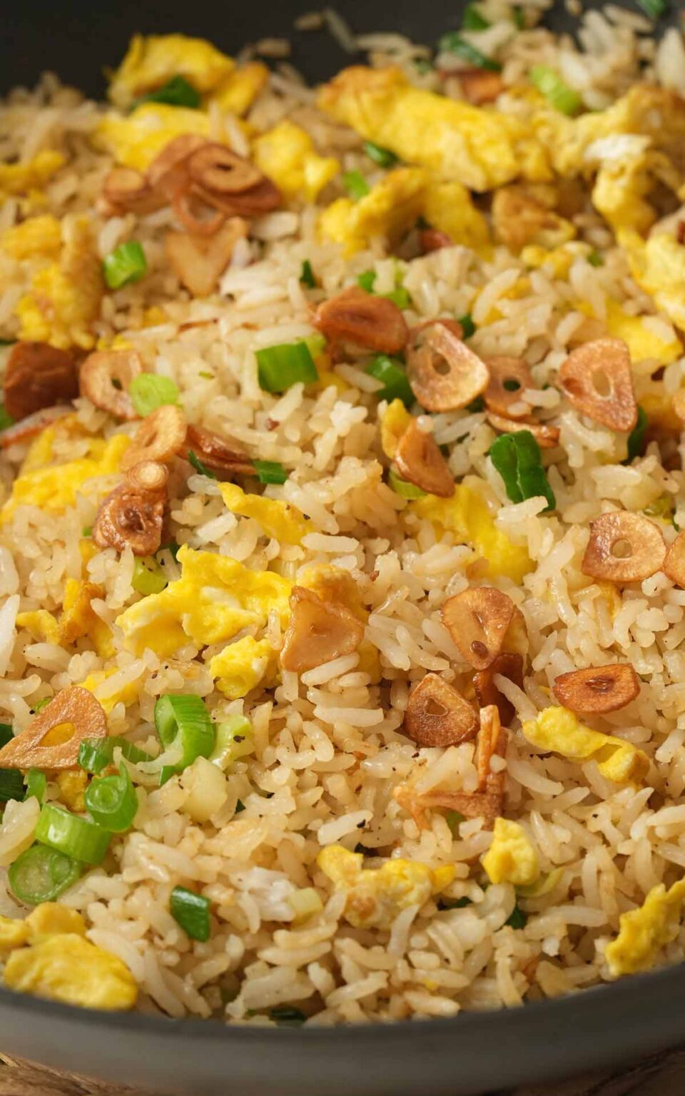 Japanese Garlic Fried Rice - Khin's Kitchen