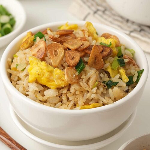 Japanese Garlic Fried Rice - Khin's Kitchen