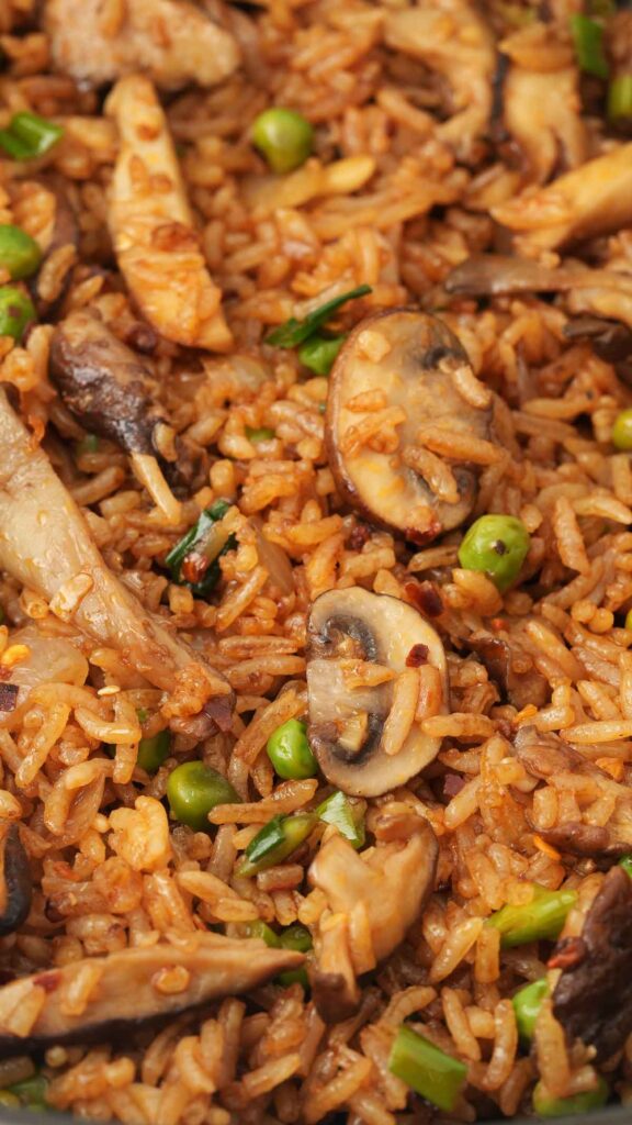Mushroom Fried Rice - Khin's Kitchen