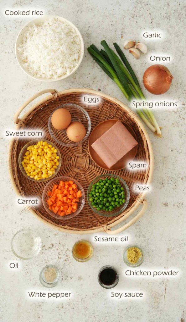 Spam Fried Rice - Khin's Kitchen