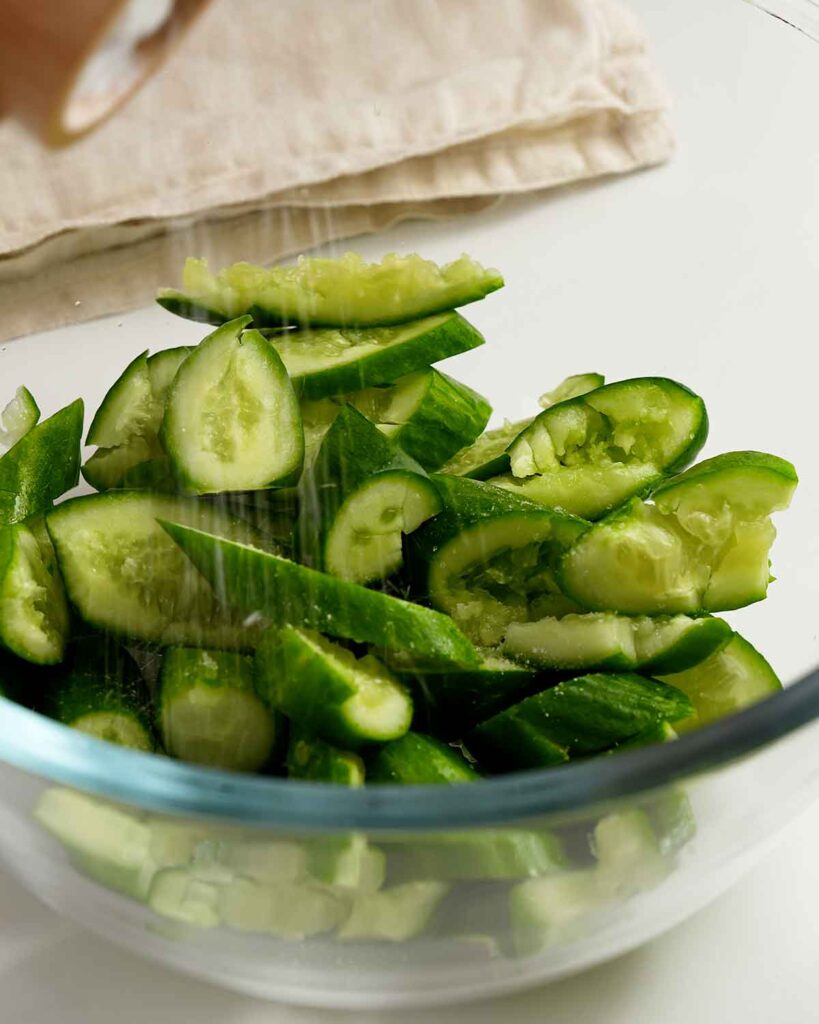 Smashed Cucumber Salad - Khin's Kitchen