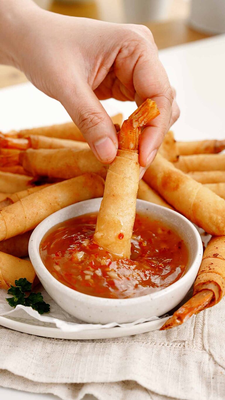 Firecracker Shrimp (Shrimp in a Blanket) - Khin's Kitchen