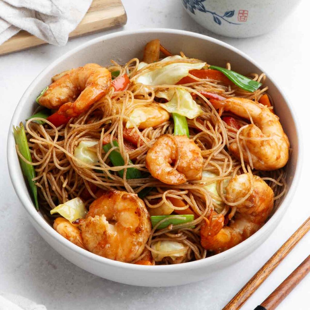 Shrimp Mei Fun - Khin's Kitchen