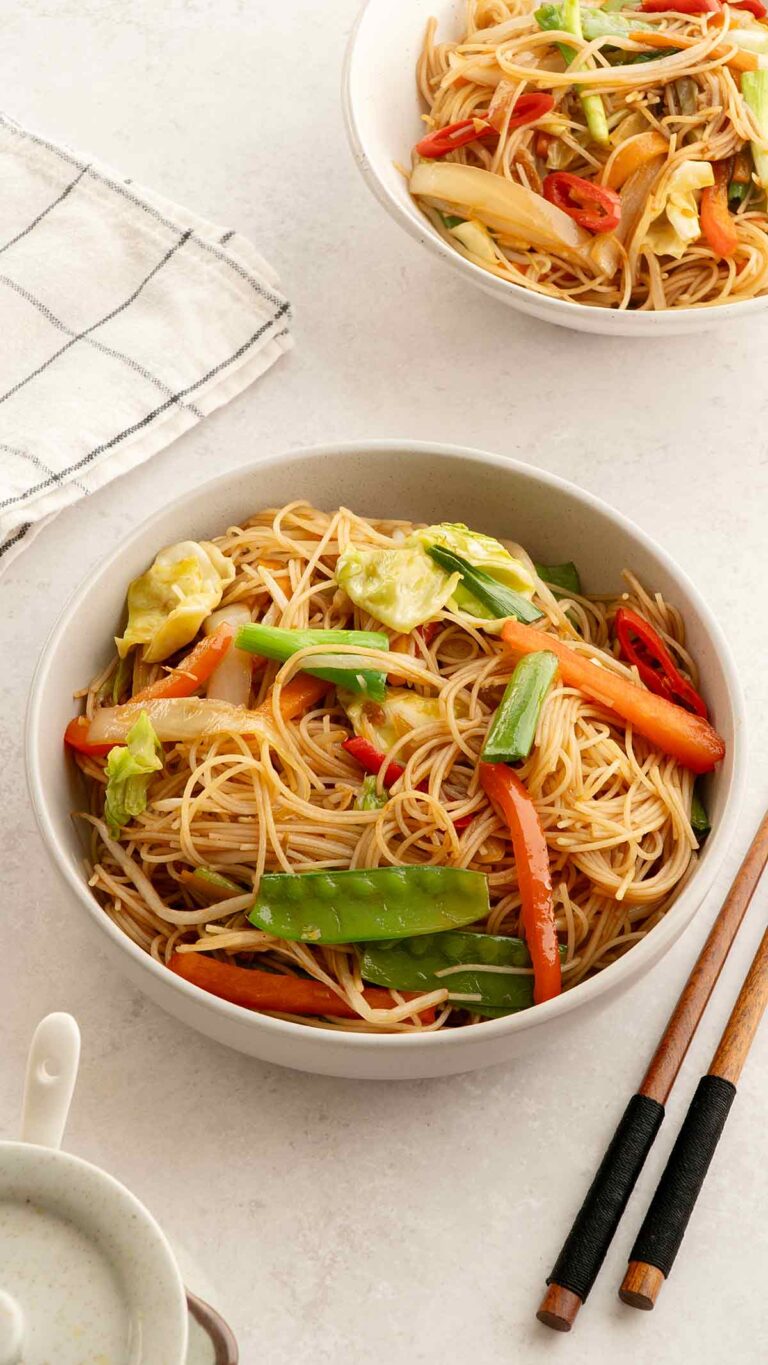 Vegetable Mei Fun - Khin's Kitchen