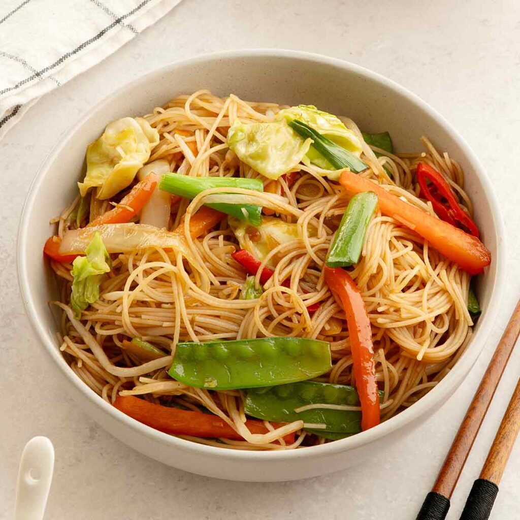 Vegetable Mei Fun - Khin's Kitchen