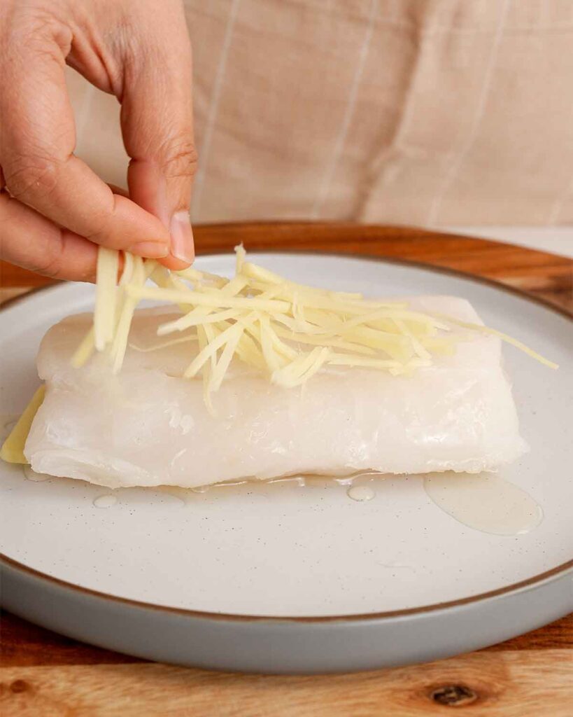 Steamed Cod Fish - Khin's Kitchen
